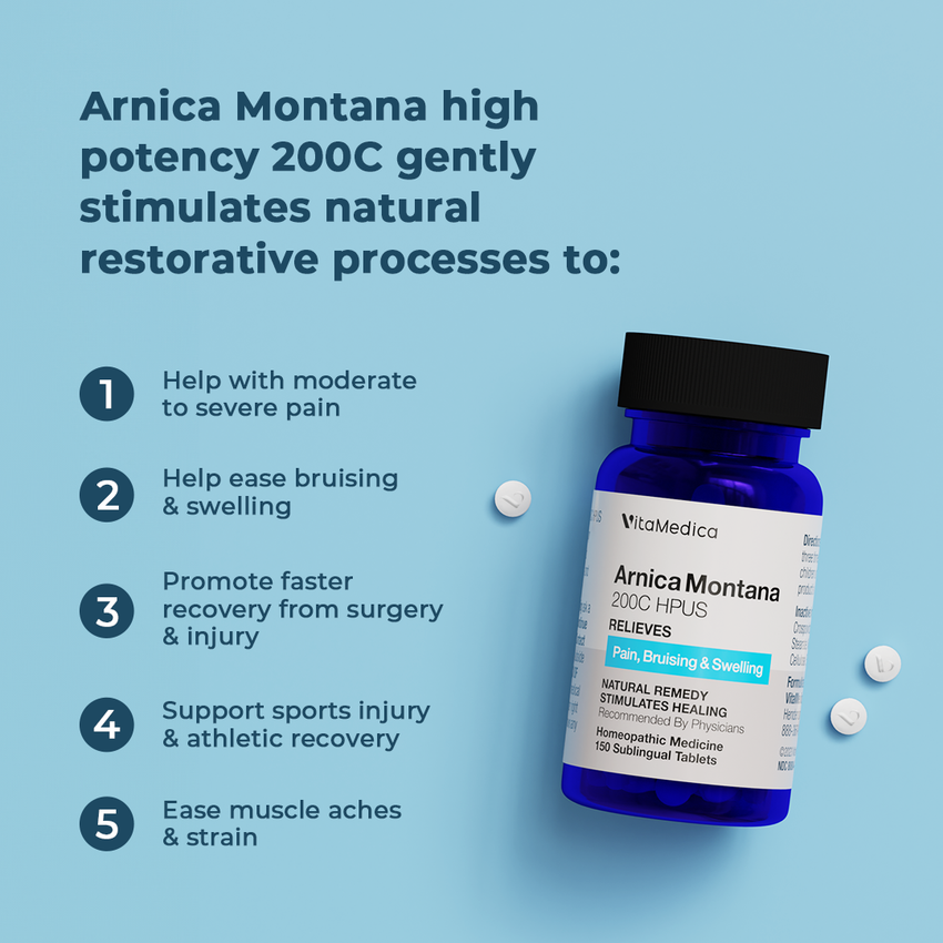Arnica Montana 200C HPUS Rapid Dissolve Tablets – VitaMedica