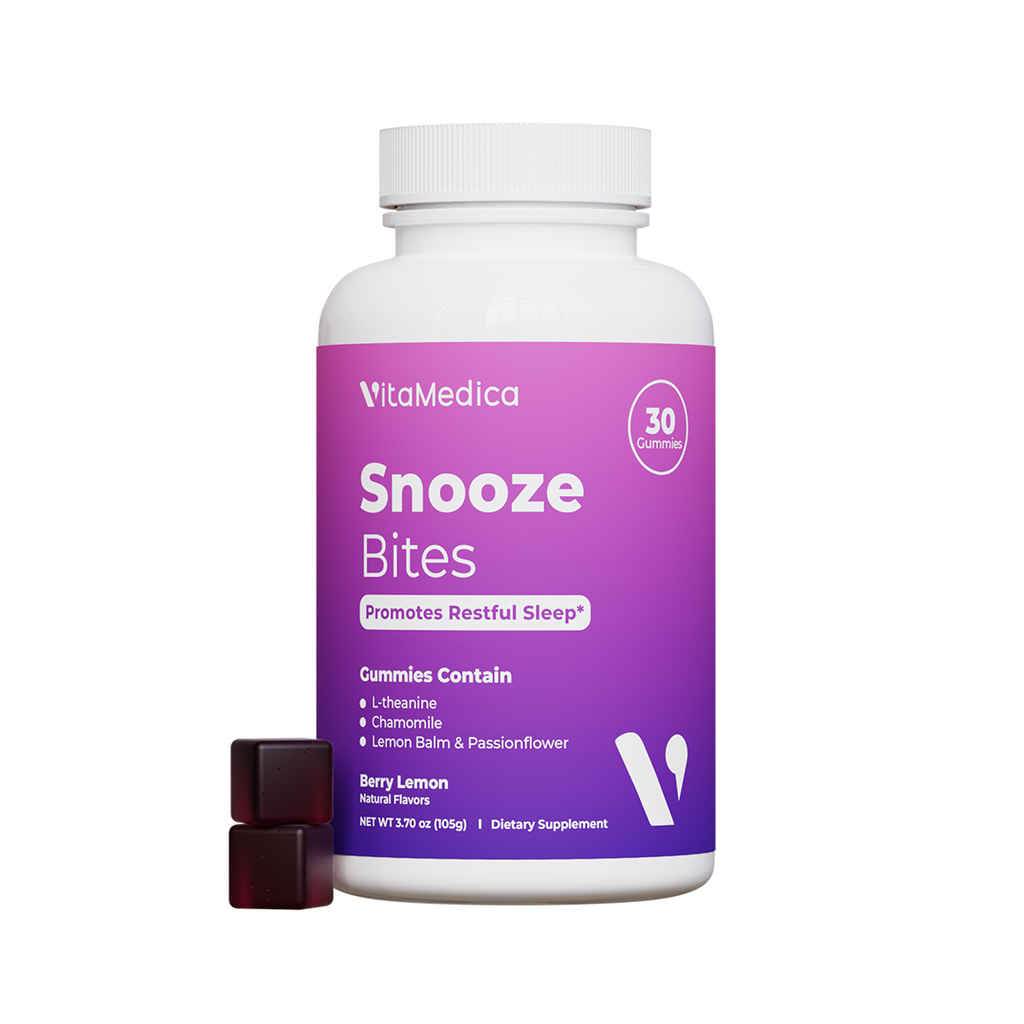 Snooze Bites Gummies - Sleep Support Gummy Supplements – VitaMedica